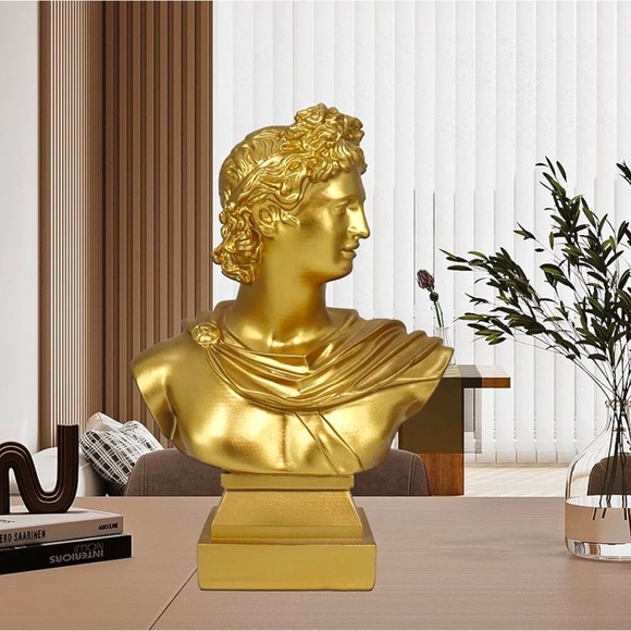 Greek Statue | Accents | Greek Statue Apollo Sculpture Decorvintage ...